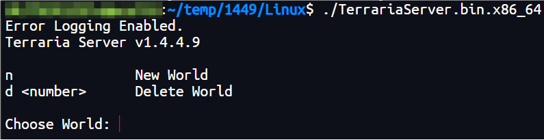 原版泰拉瑞亚Linux服务器搭建 - RBS Studio Blog